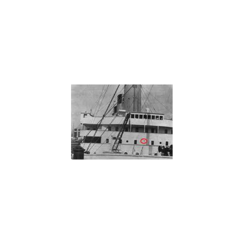 1:1 - Titanic Plate "Harland & Wolff"