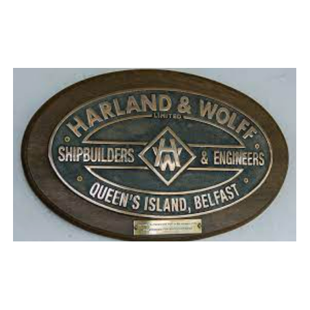 Modelkit.fr - 1:1 - Plaque du Titanic "Harland