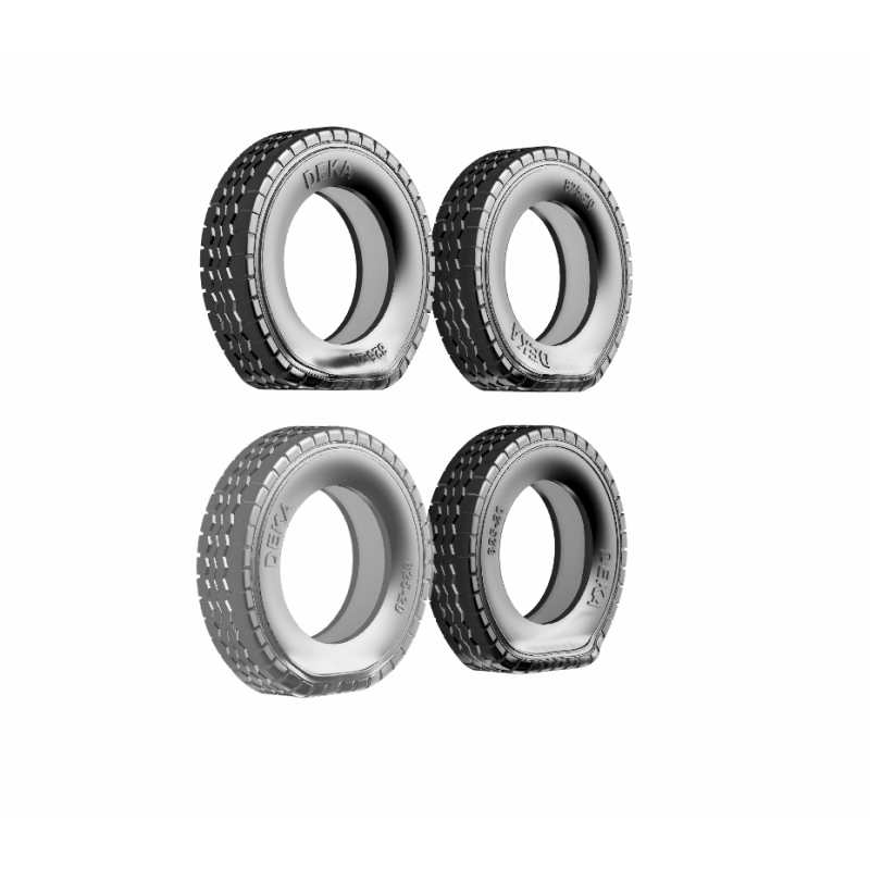 1:35 - SDKFZ 234/2 "Puma" - Wheels with flat or