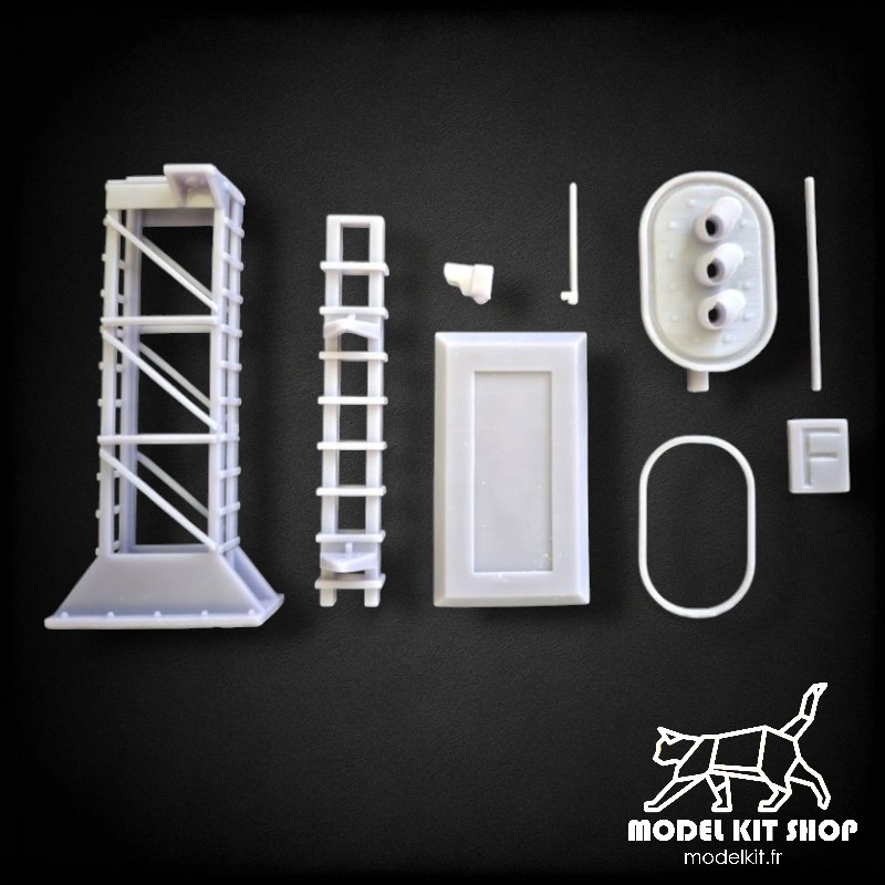 HO (1:87) - SNCF Signalling 3 lights on matt type 1936