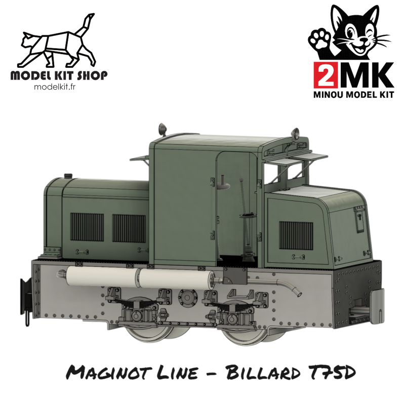 Model : 0 (1:43.5) - Locotractor Billiard T75D