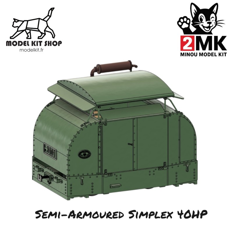 0 (1: 43.5) - WDLR SEMI-ARMOURED SIMPTX 40HP (with interior)
